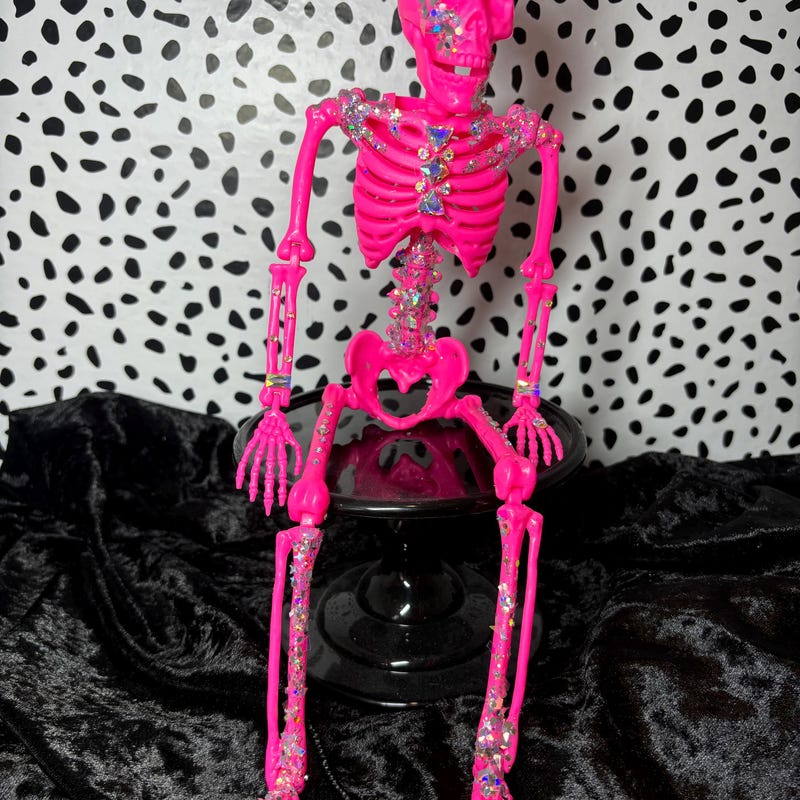 Glitter Skeletons - Etsy