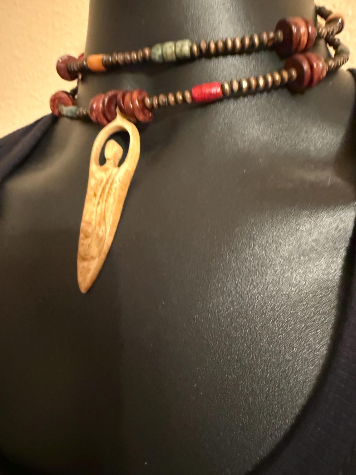 Wakanda Forever WOKE Bone Goddess Necklace. Choker, Collar, African ...