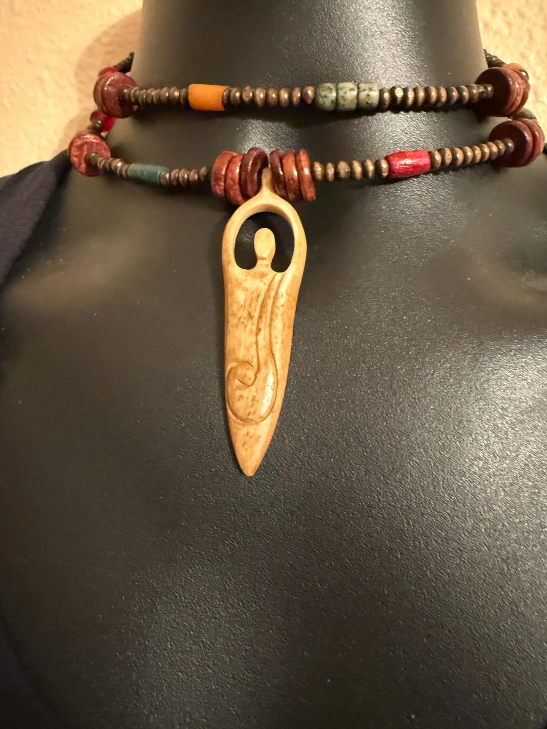 Wakanda Forever WOKE Bone Goddess Necklace. Choker, Collar, African ...