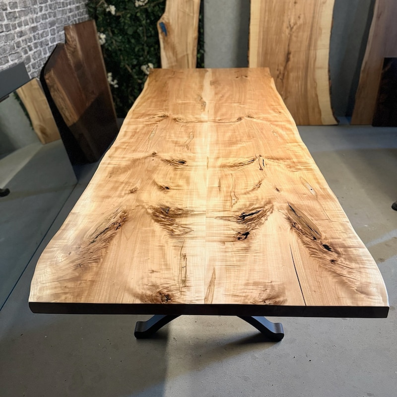 Bookmatched Table - Etsy