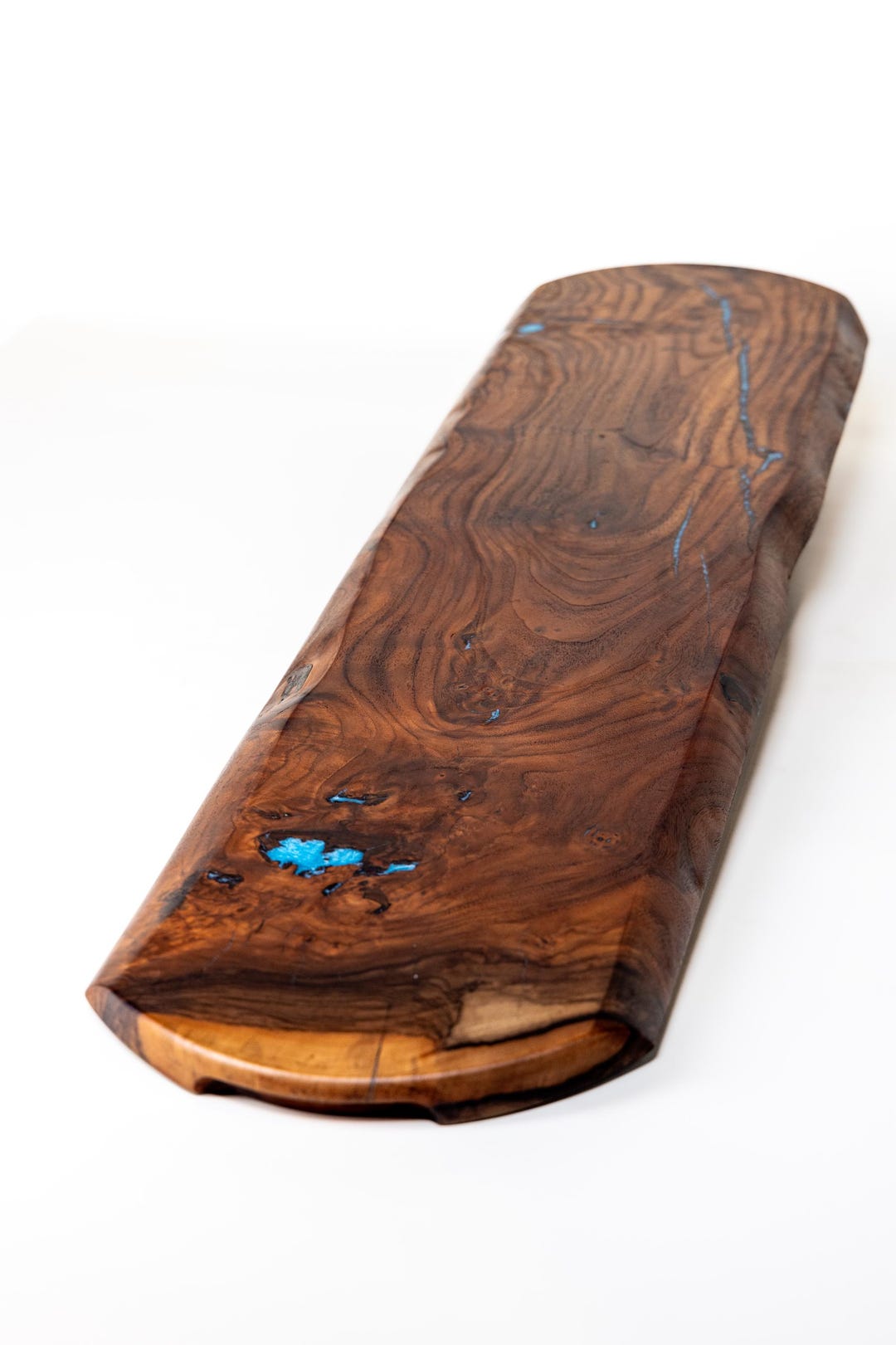 ONE OF A KIND** English Walnut Burl Centerpiece/serving Board - Etsy