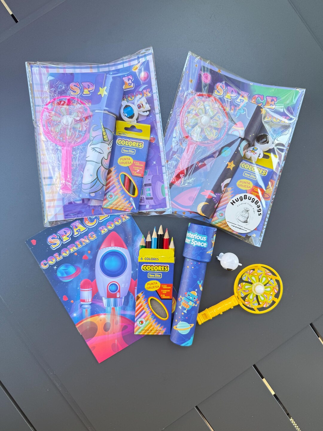 Space Themed Prefilled Activity and Goody Bags - Etsy