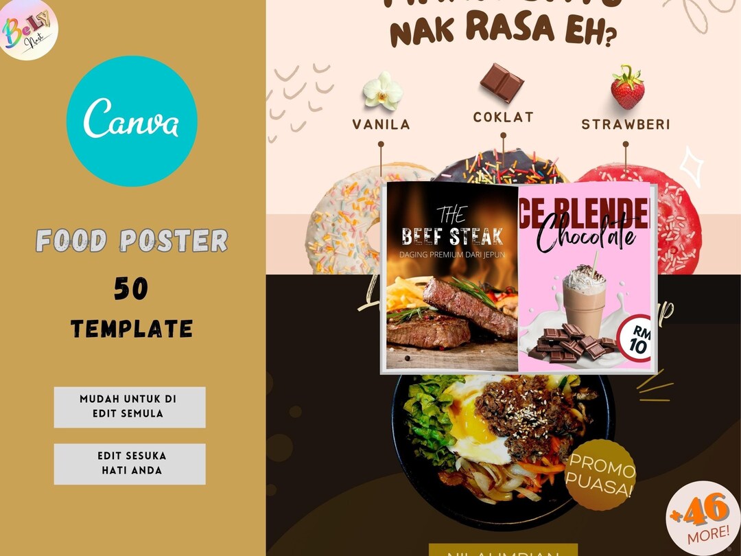 Food Poster , Template for Food , Food Template , Instagram Templates ...