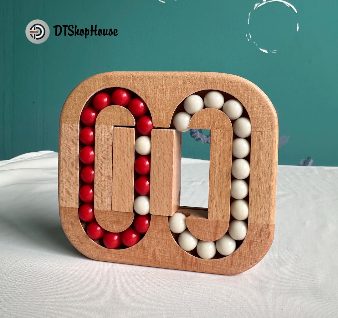 Wooden IQ Unlock Luban Puzzle – Brain Teaser Toy for Kids & Adults - Etsy