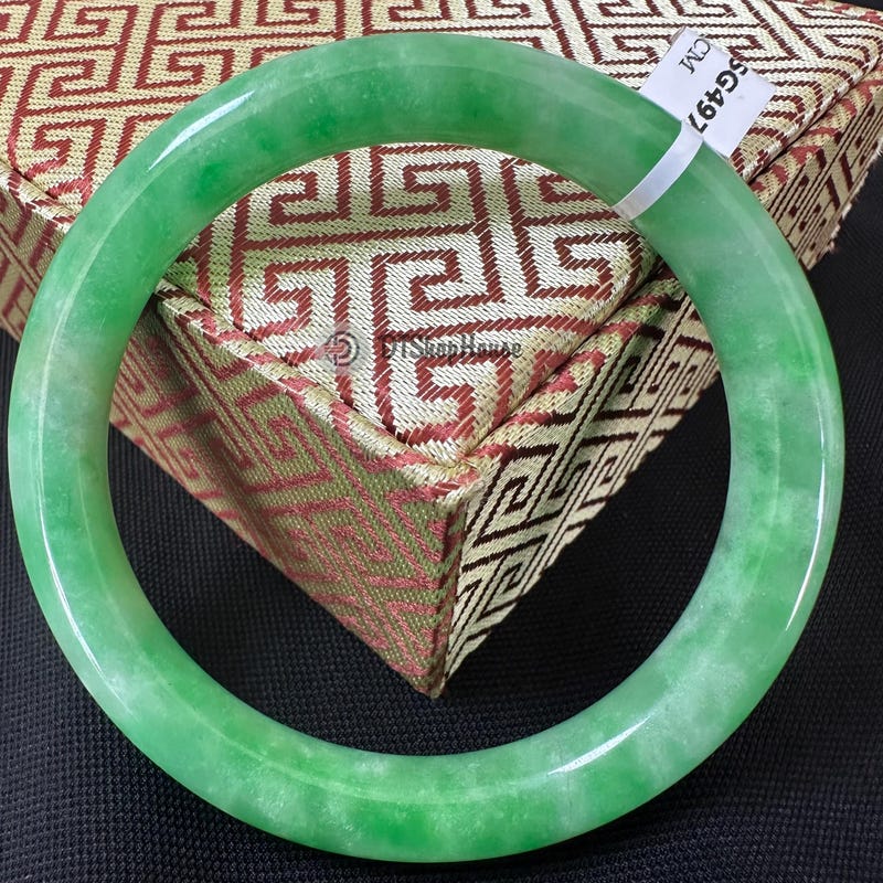 Thick Burmese Jade Ring - Etsy