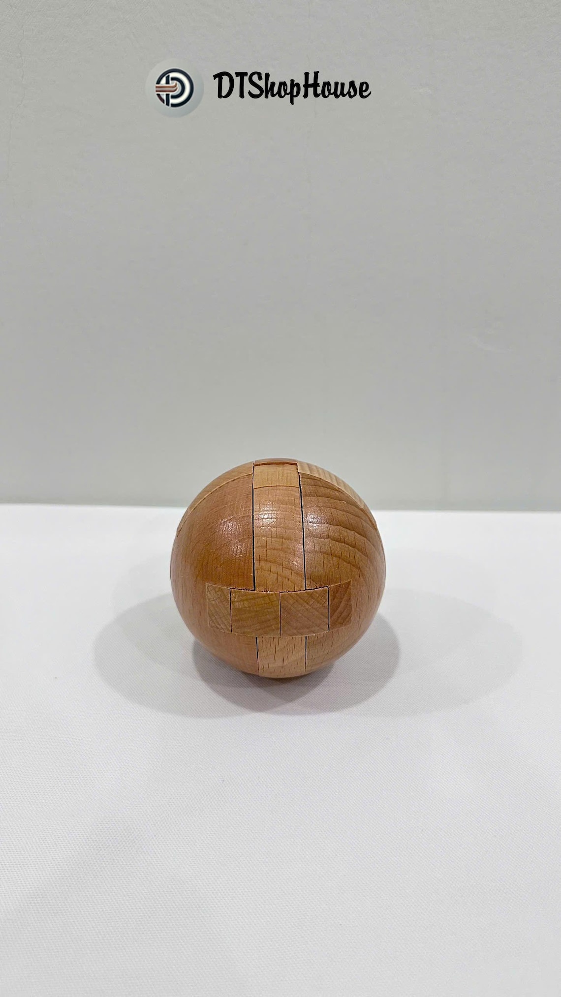 Magical Brain Teaser Wooden Puzzle Ball | Intelligence Toy for Adults ...