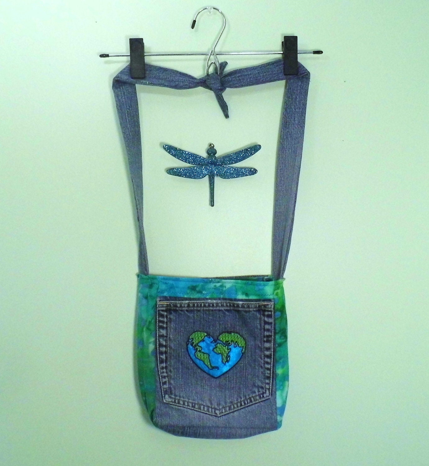 Love Your Planet Upcycled Jean Purse - Etsy