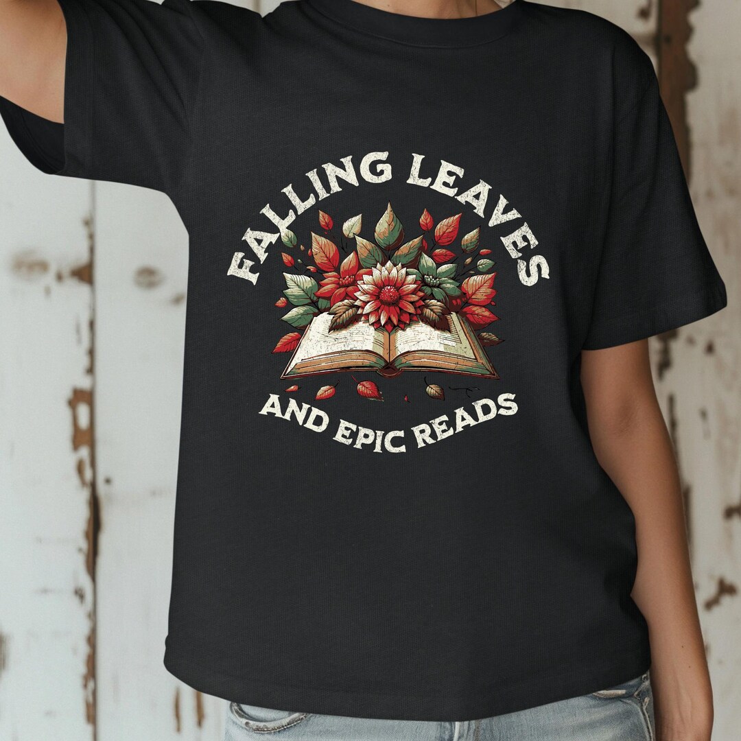 Fall Leaves Epic Reads, Book Lover Gift, Gift for Reader, Bookworm ...