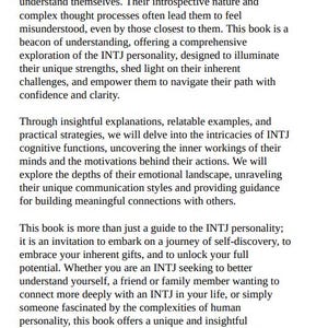 EBOOK: Why INTJ Are Always Ahead! - Etsy