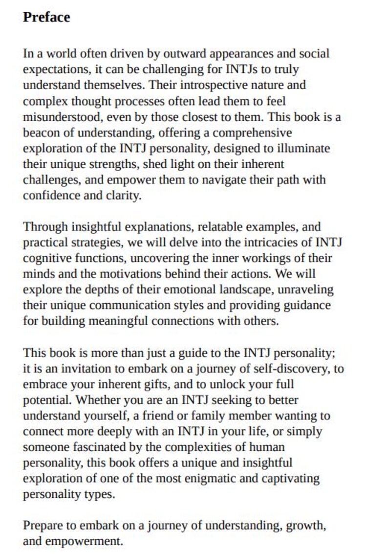 EBOOK: Why INTJ Are Always Ahead! - Etsy