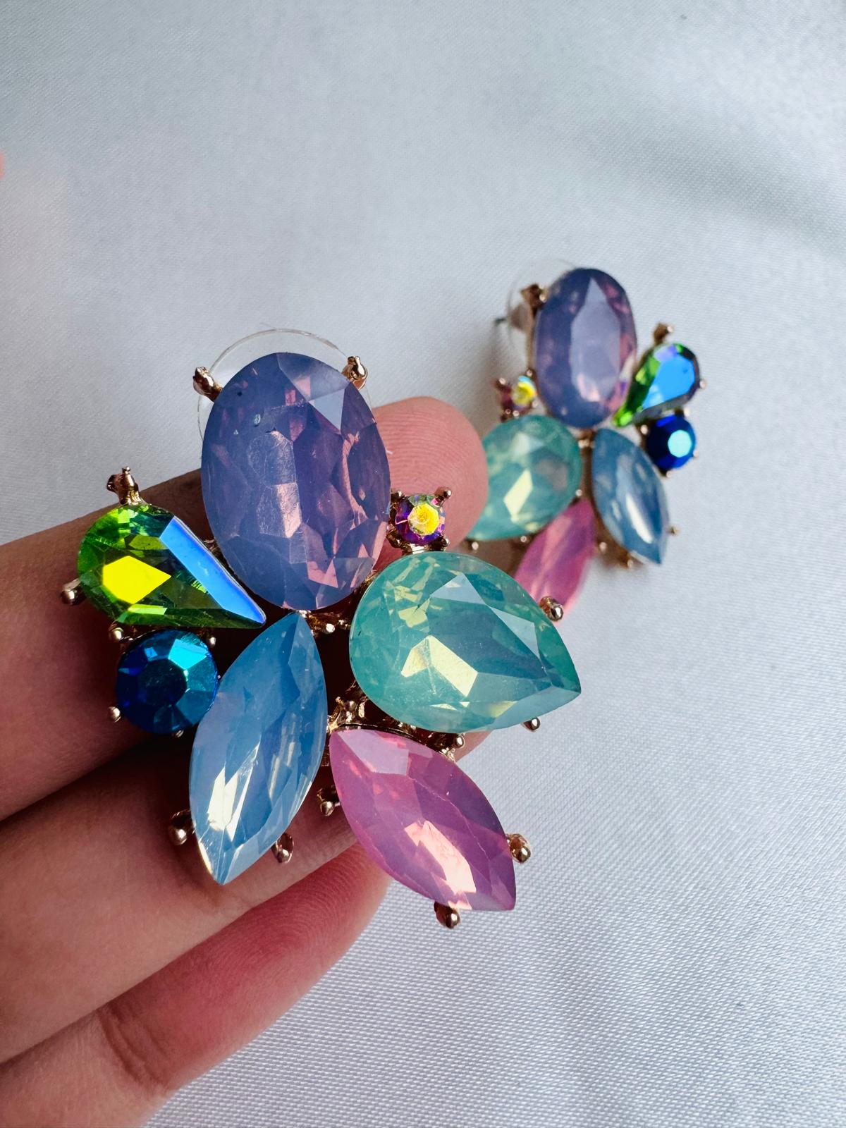 The 'boujee Girl' Collection Coloured Stone Earrings-pretty Lil Things ...