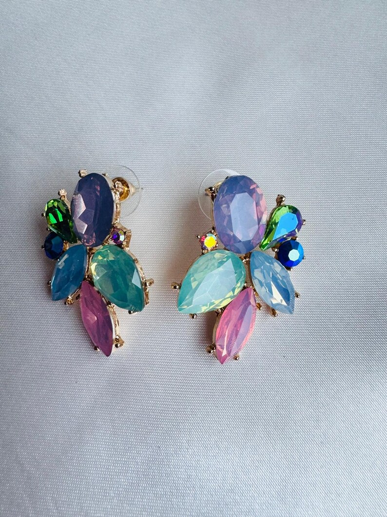 The 'boujee Girl' Collection Coloured Stone Earrings-pretty Lil Things ...