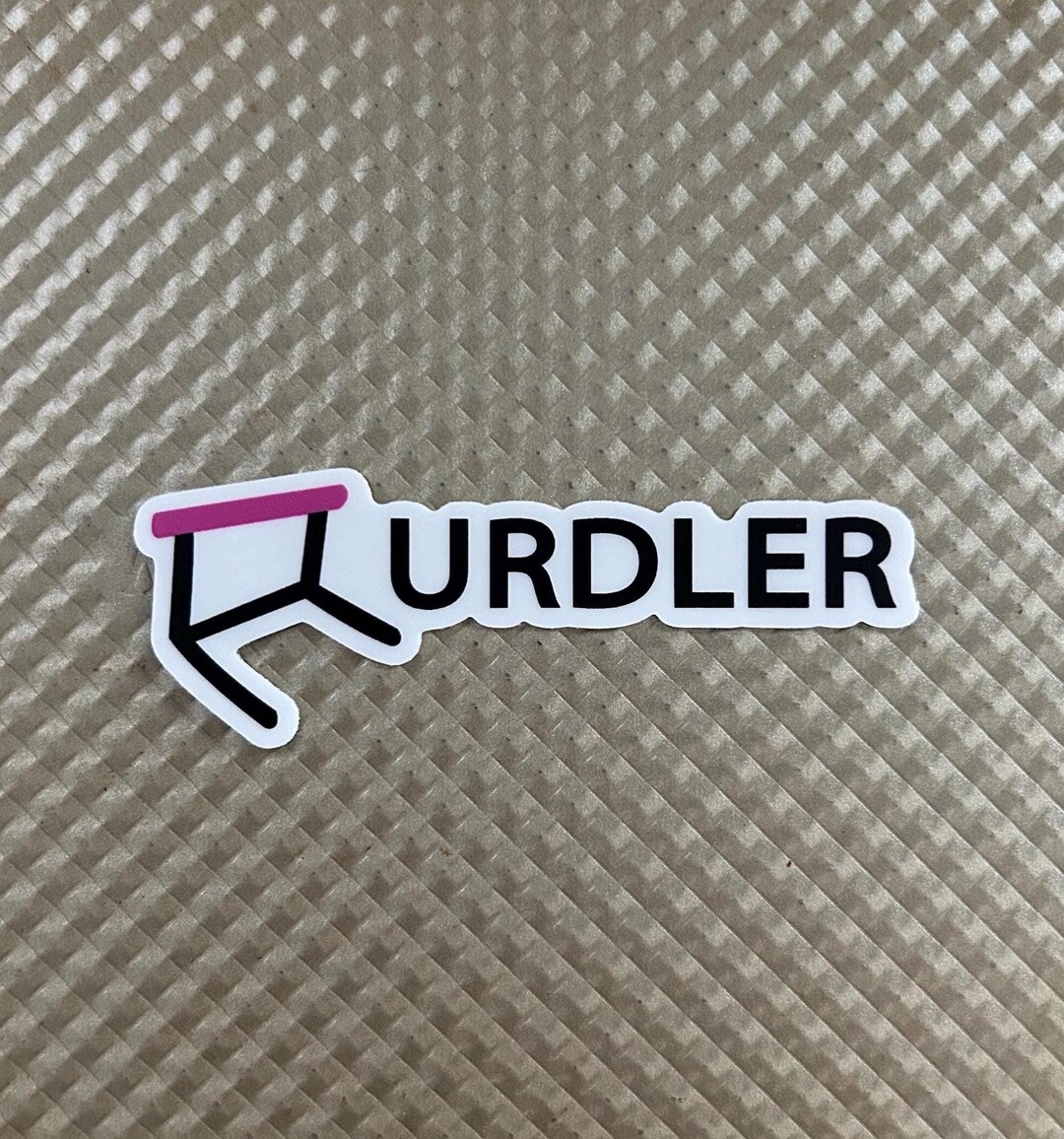 Hurdler Sticker: Waterproof Track and Field Gift - Etsy