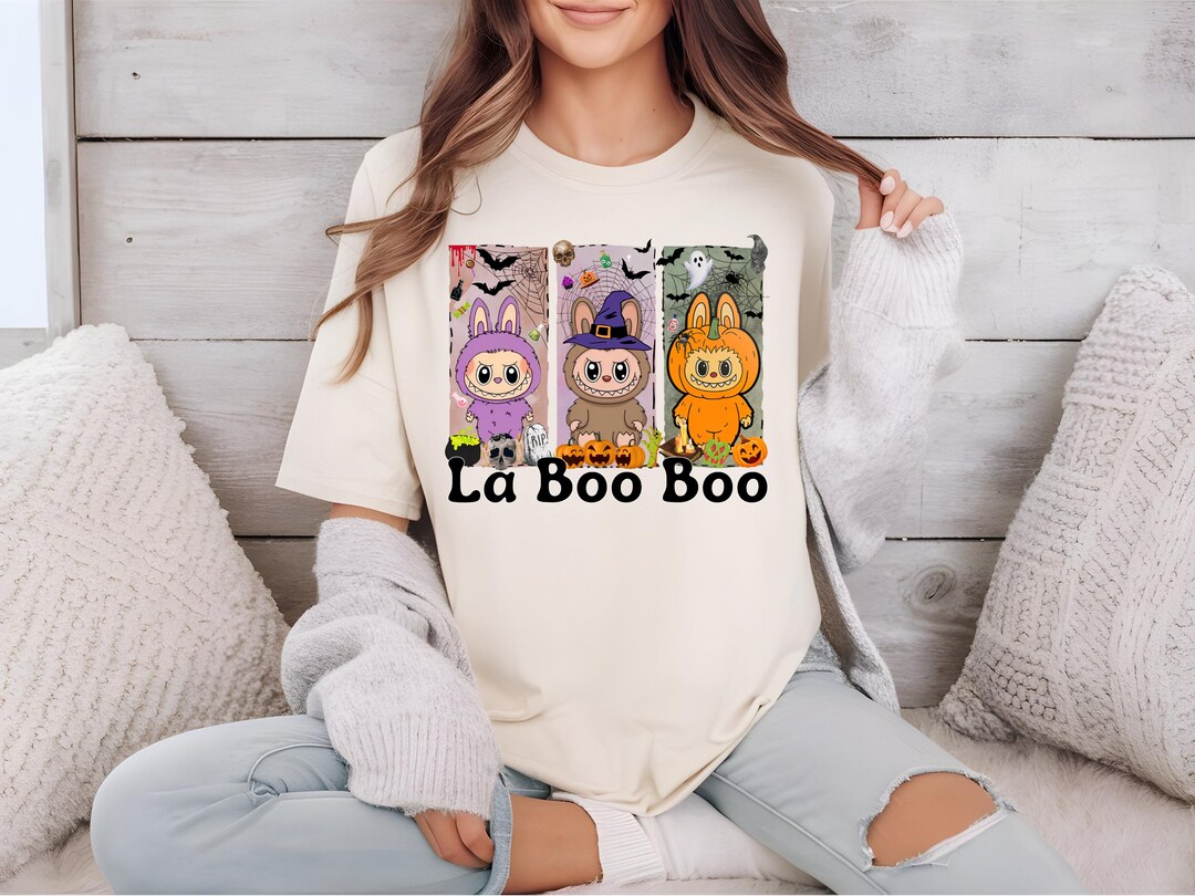 La Boo Boo Halloween Monster Bunny PNG | Cute Spooky Doll Cartoon ...