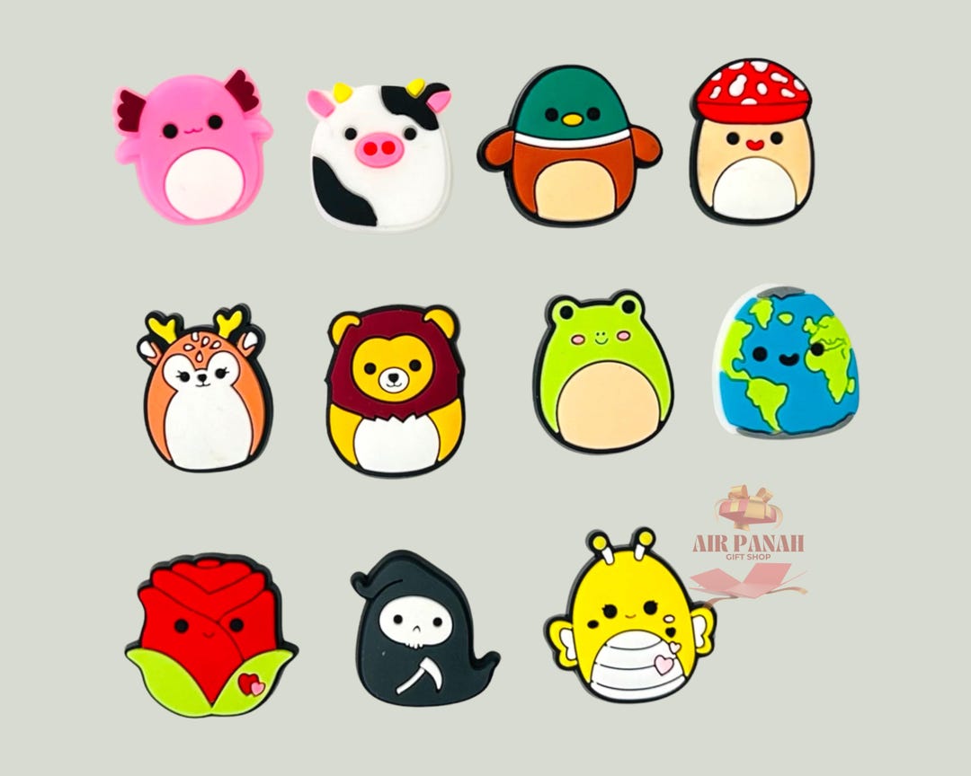 Squishmallow Croc Charms, Squish Croc Charms, Cute Charms for Shoes ...