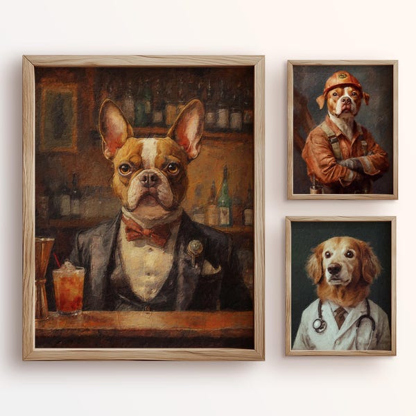 Custom Dog Portraits - Etsy