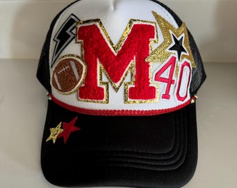 Sports Team Trucker Hat With Iron-on Patches - Etsy