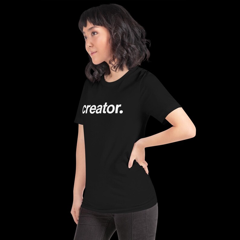 Creator Tee. Minimalist T-shirt | Perfect for Youtubers, Tiktok ...