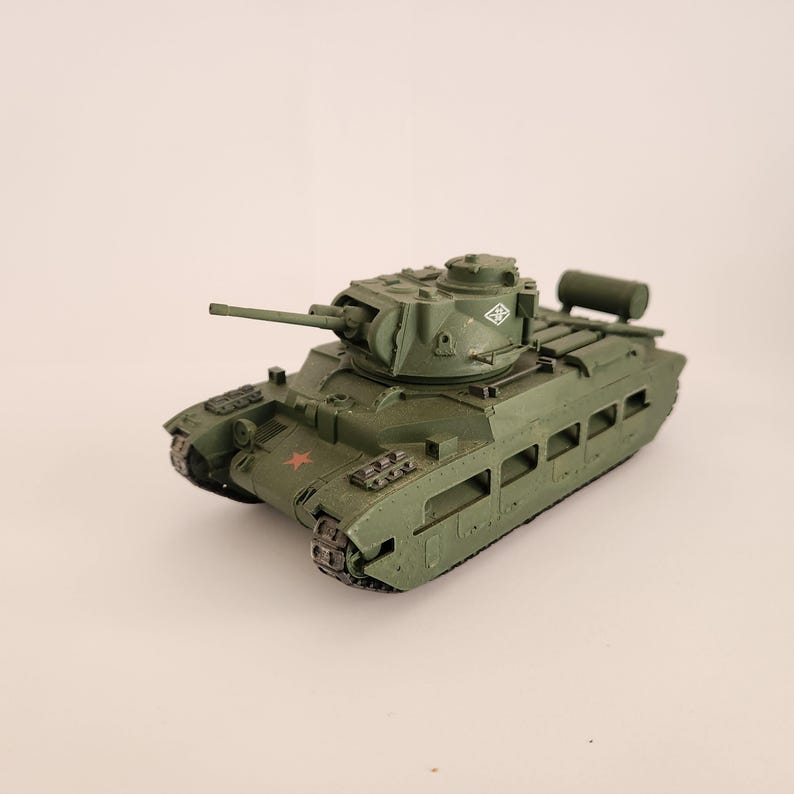 1/35 Scale, British/soviet Tank. Red Army 'matilda 2' Hand Finished ...