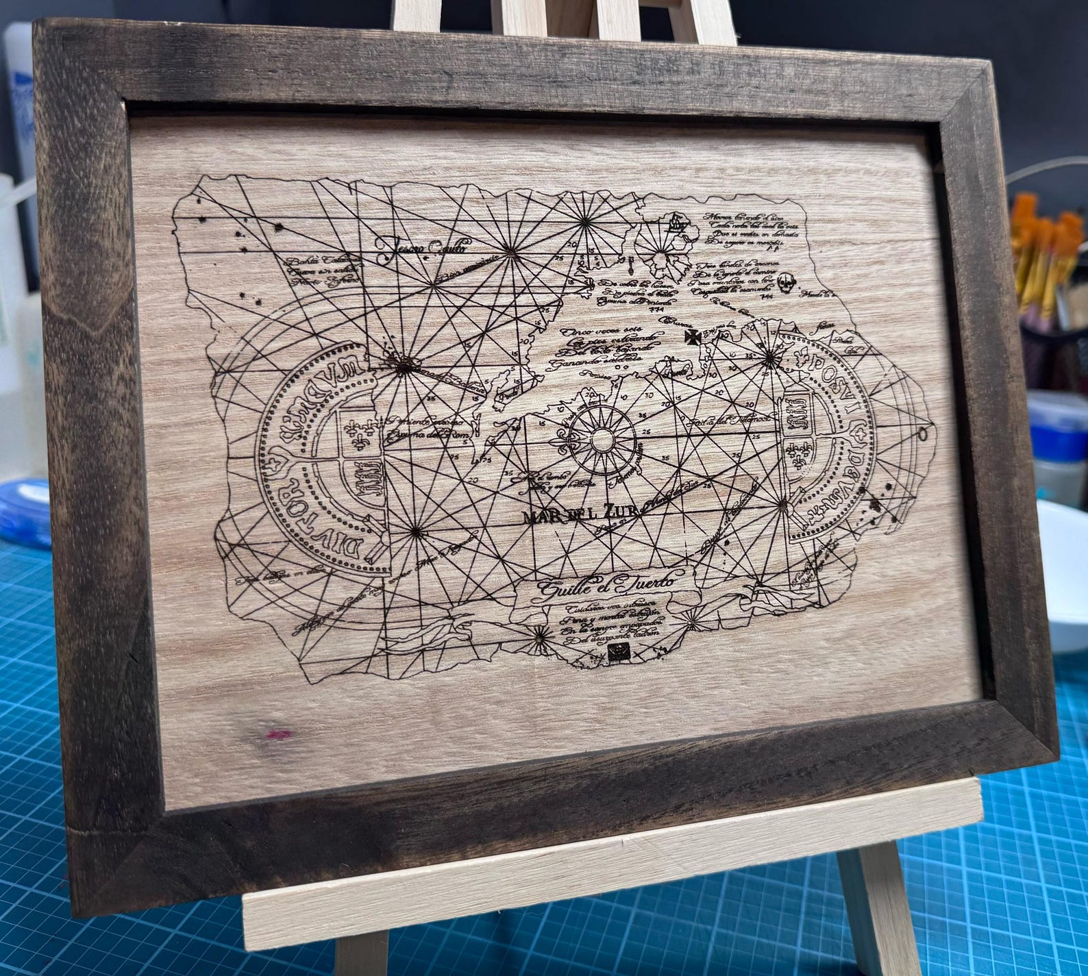 Laser Engraved Wooden Maps - Etsy