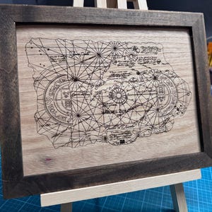 Laser Engraved Wooden Maps - Etsy