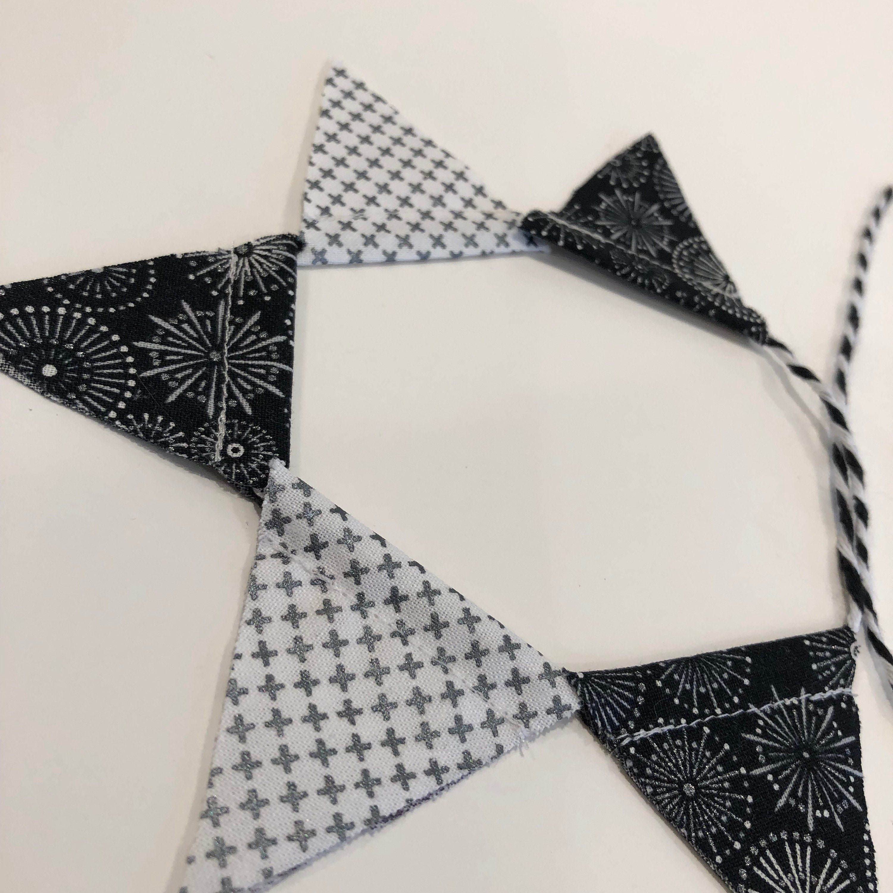 BLACK and WHITE Cake BANNER Anniversary New Year Any Day Celebration ...