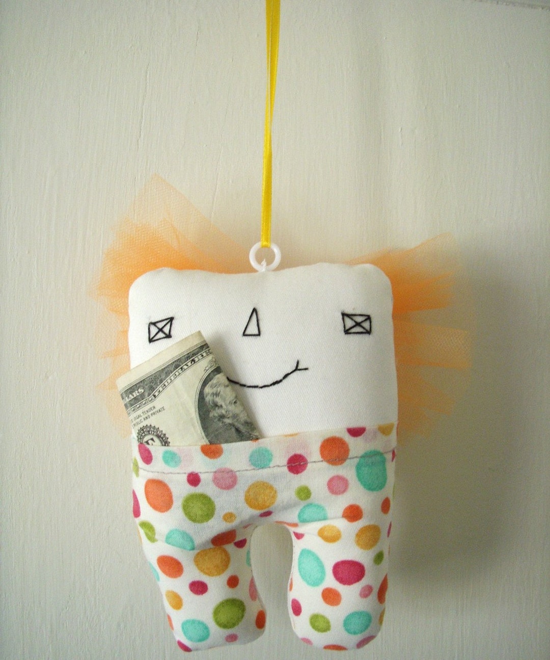 TOOTH FAIRY Pillow--made to Order--tooth Shaped Doll Pillow--lost Tooth ...
