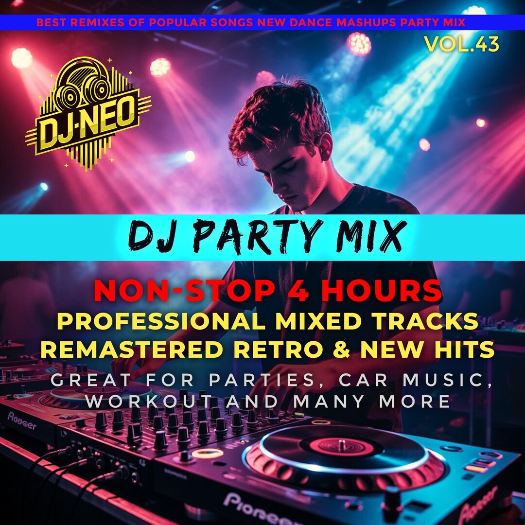 Vol.43 DJ Party Mix - Mp3, Mix, Music, Hits, Dance, Dj Set, Mashup - Etsy