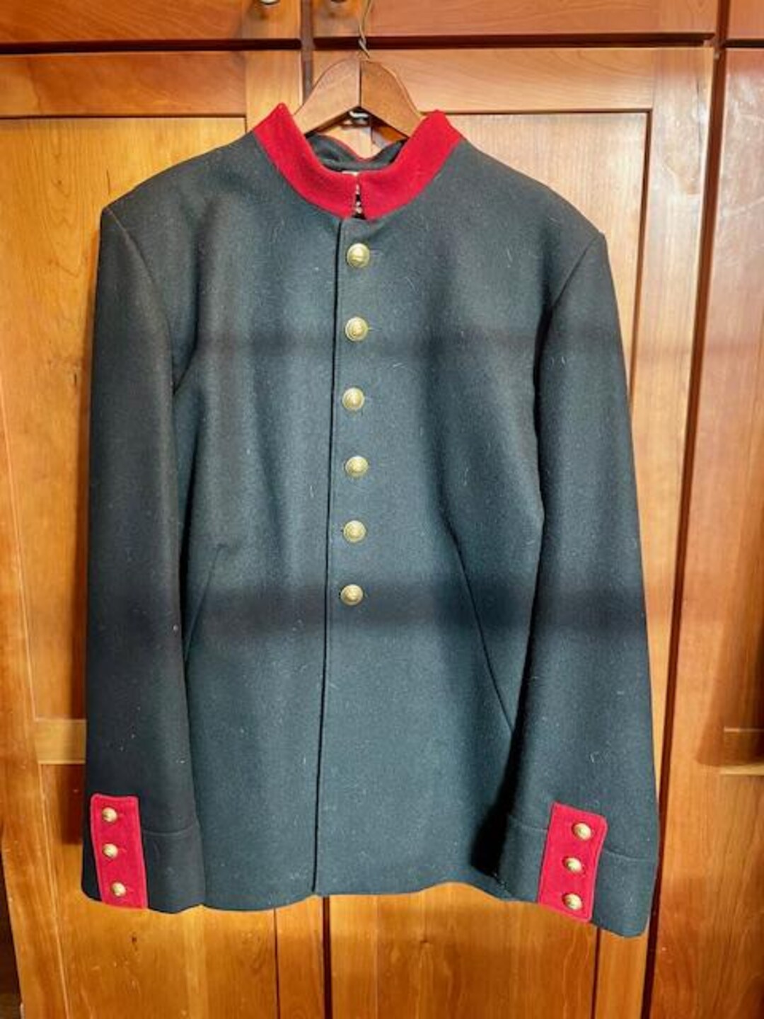 French Men's Military Wool Jacket Replica Made in France - Etsy