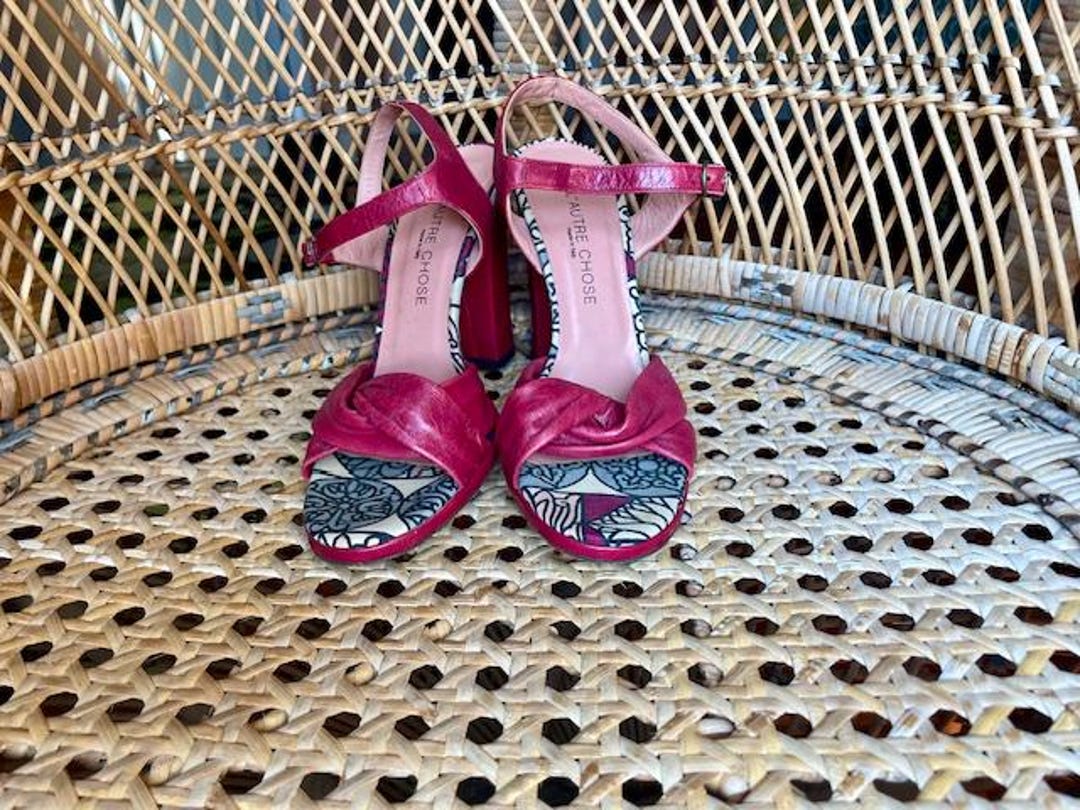 High Heel Strappy 4-inch Sandals Made in Italy L'autre Chose Chunky ...