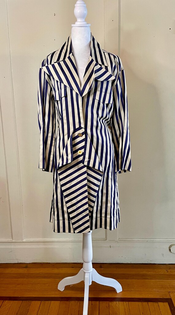 Fendi French Military Style Duster Vintage Made in Fr… - Gem