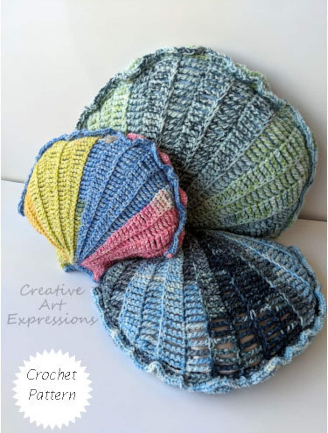 Seashell Pillow Crochet Pattern, PDF Downloadable Pattern, Video ...