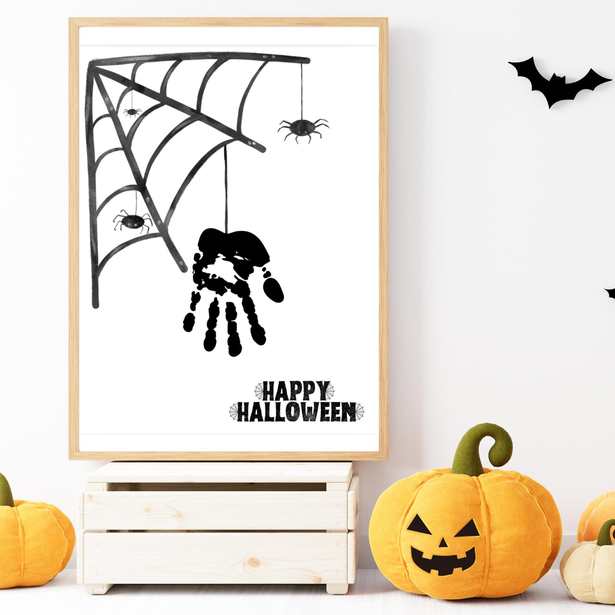12 Halloween Handprint Craft Bundle, Halloween Craft Kids, Halloween ...