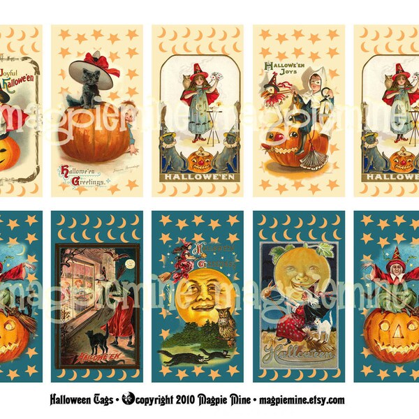 Halloween Numbers Collage Sheet Creepy Grungy One Inch Numbers 1-31 ...