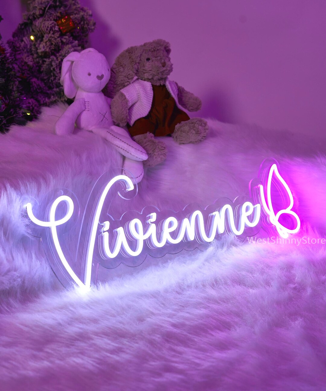 Personalized Light up Glow Name, Teen Girl Room Decor, Nursery Night ...