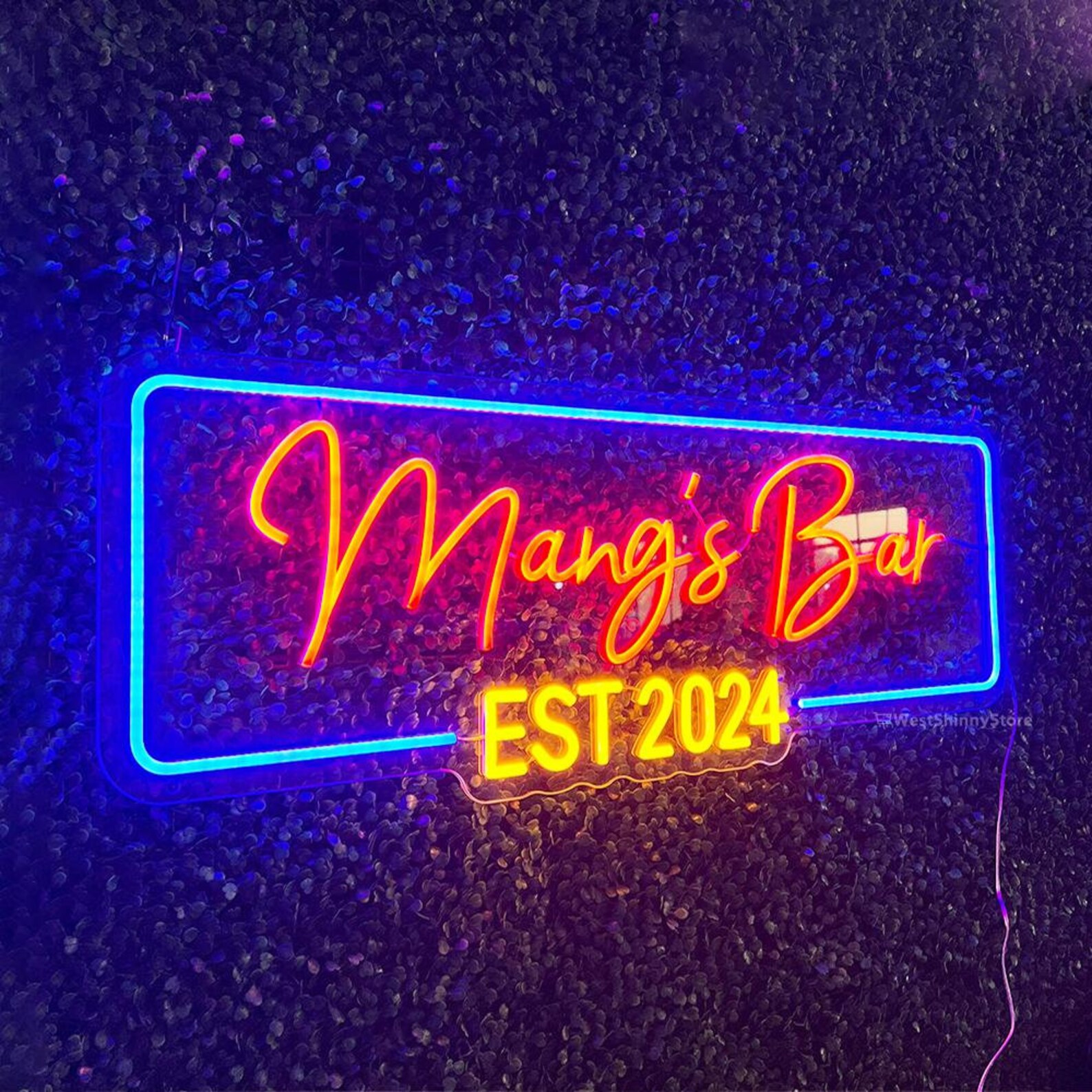 Custom Your Bar Name Sign, Personalized Home Bar Neon Gifts, Mancave ...