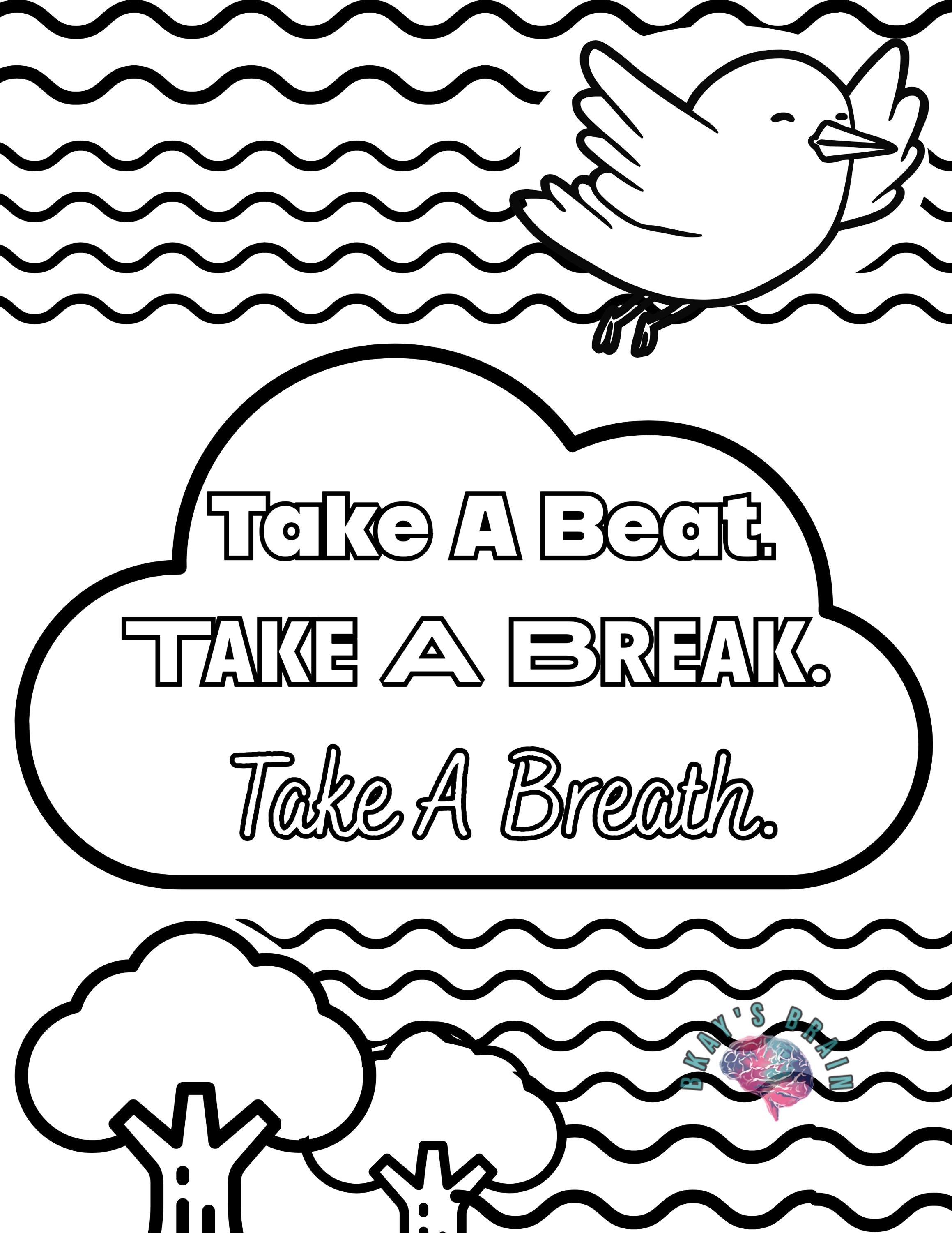 Positive Quotes Coloring Book | 10 Pages | Relaxation & Easy-to-color ...