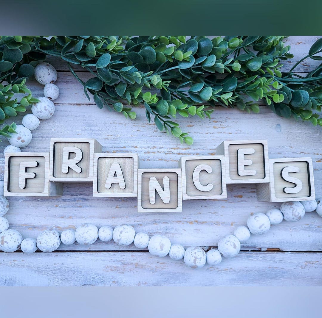 Nursery Blocks | Custom Name Blocks | Baby Blocks | Name Blocks ...