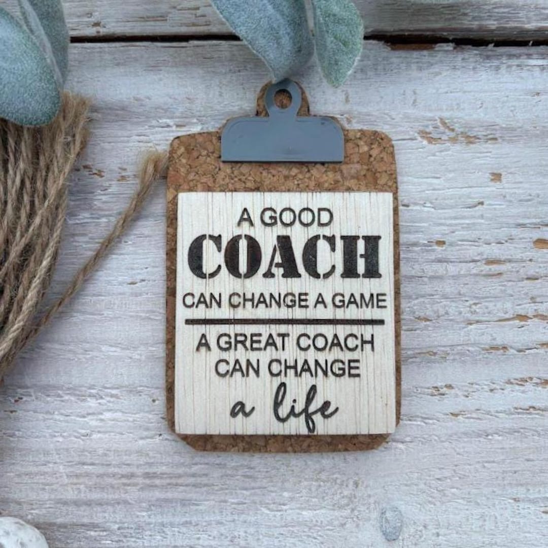 Coach Appreciation Gift | Custom Coach Gift Card Holder | Sports Coach ...