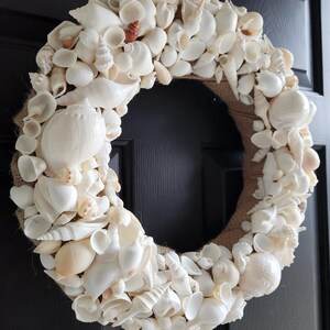 Seashell Wreath, Beach Wreath, Shell Wreath, Summer Wreath, Everyday ...