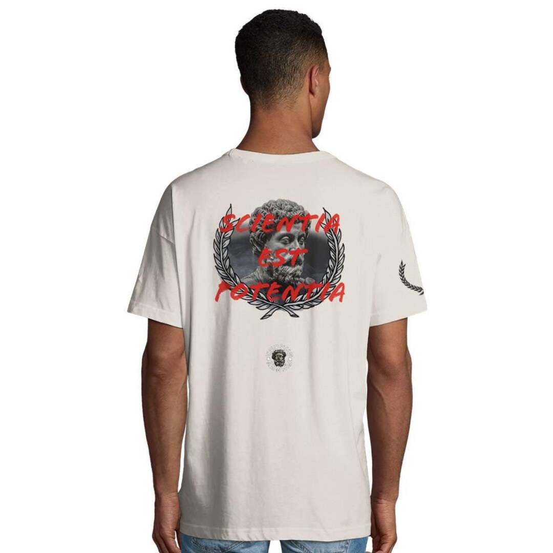 MARCUS AURELIUS off White OVERSIZED Gym Wear Relaxed Fitting T Shirt ...