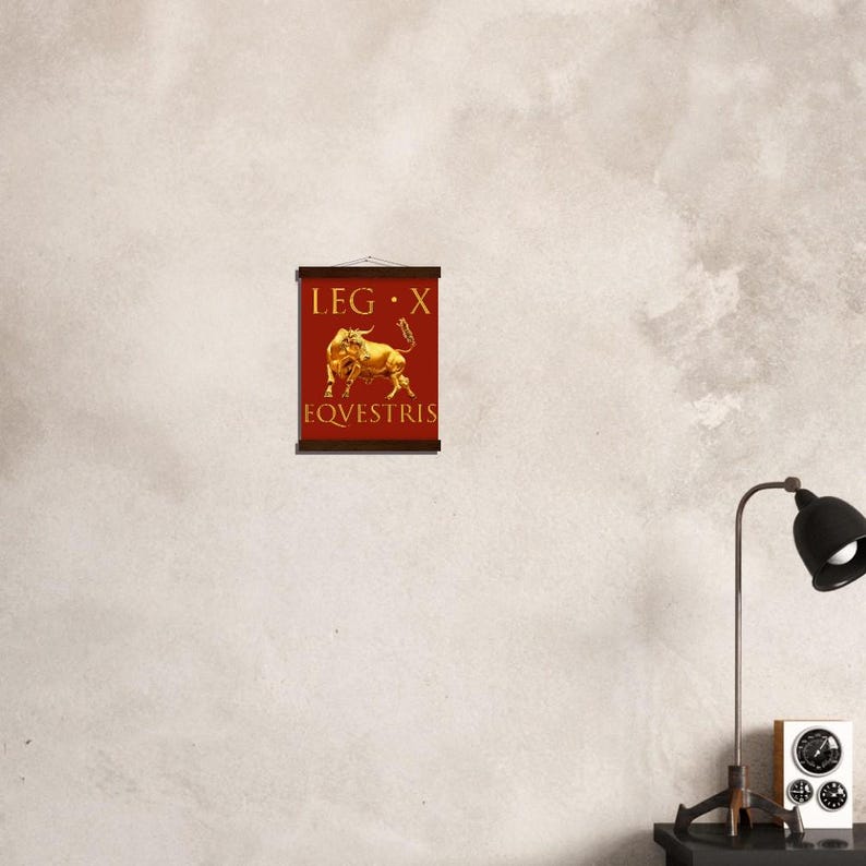 LEGION BANNER Ancient Rome Roman Wall Art Gladiator Military Home ...
