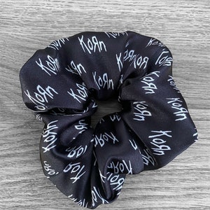 Scrunchie Korn Black White Heavy Metal Music Festival - Etsy Australia