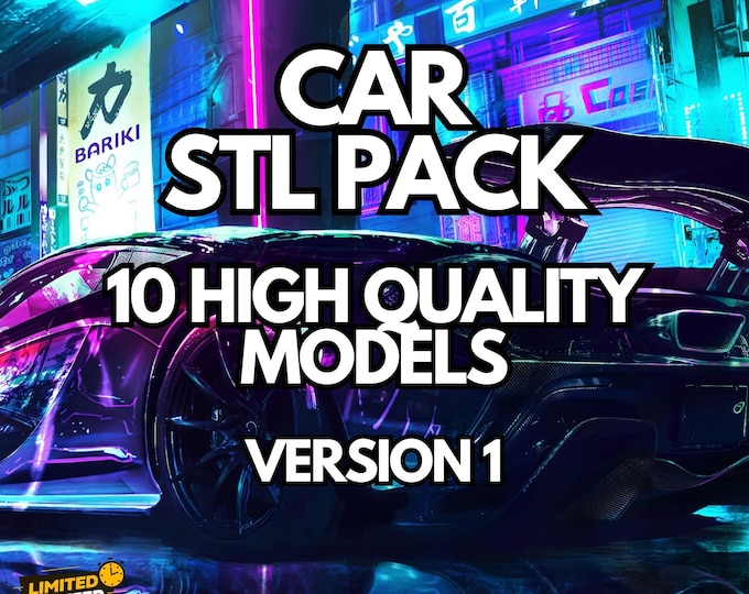 Ford Mustang Hoonicorn STL File 1/25 Scale 3D Printable Model Car Kit ...