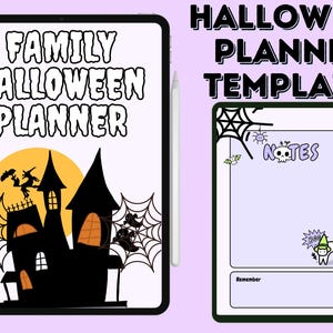 Editable Halloween Printable Planner Spooky & Purple-themed Digital ...