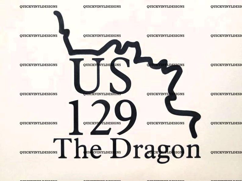 Tail of the Dragon Decal - Etsy