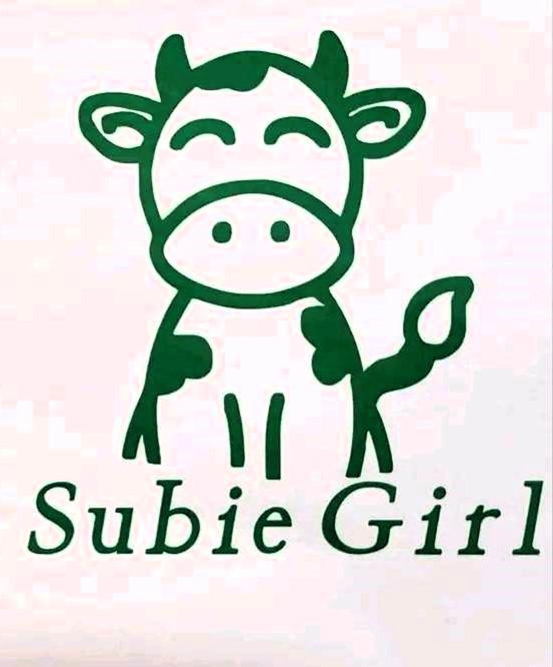 Moo Moo Subaru Decal - Etsy