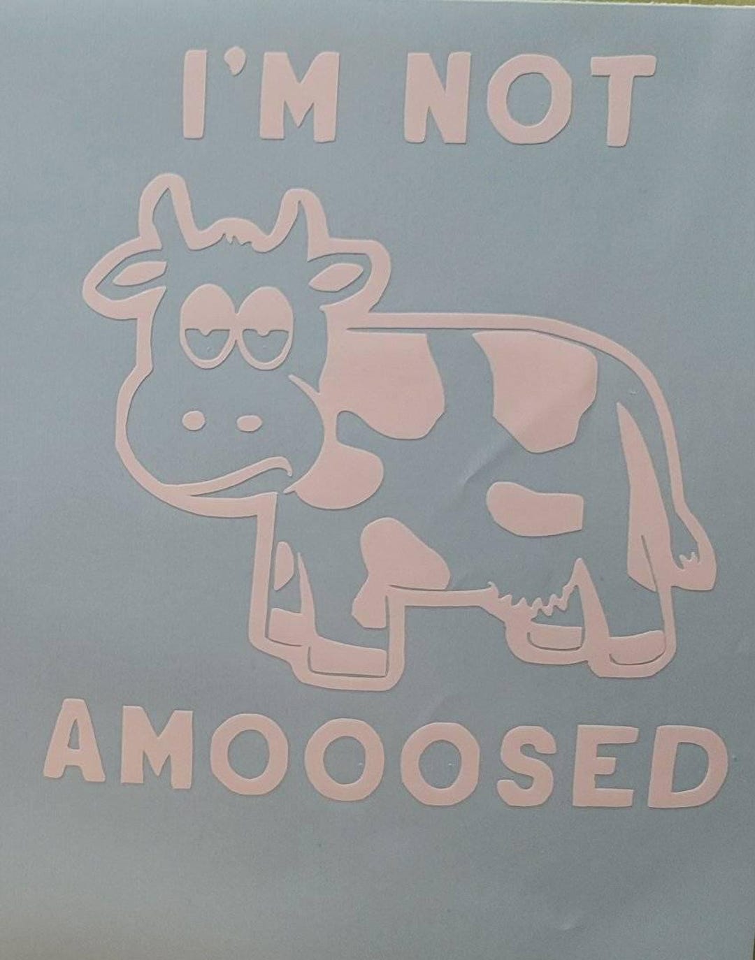 Amooosed Moo Moo for Subaru Decal - Etsy