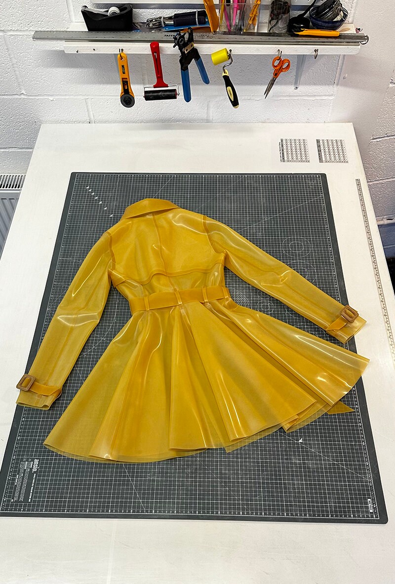 Latex Tailored Macintosh / Mac Coat - Etsy UK