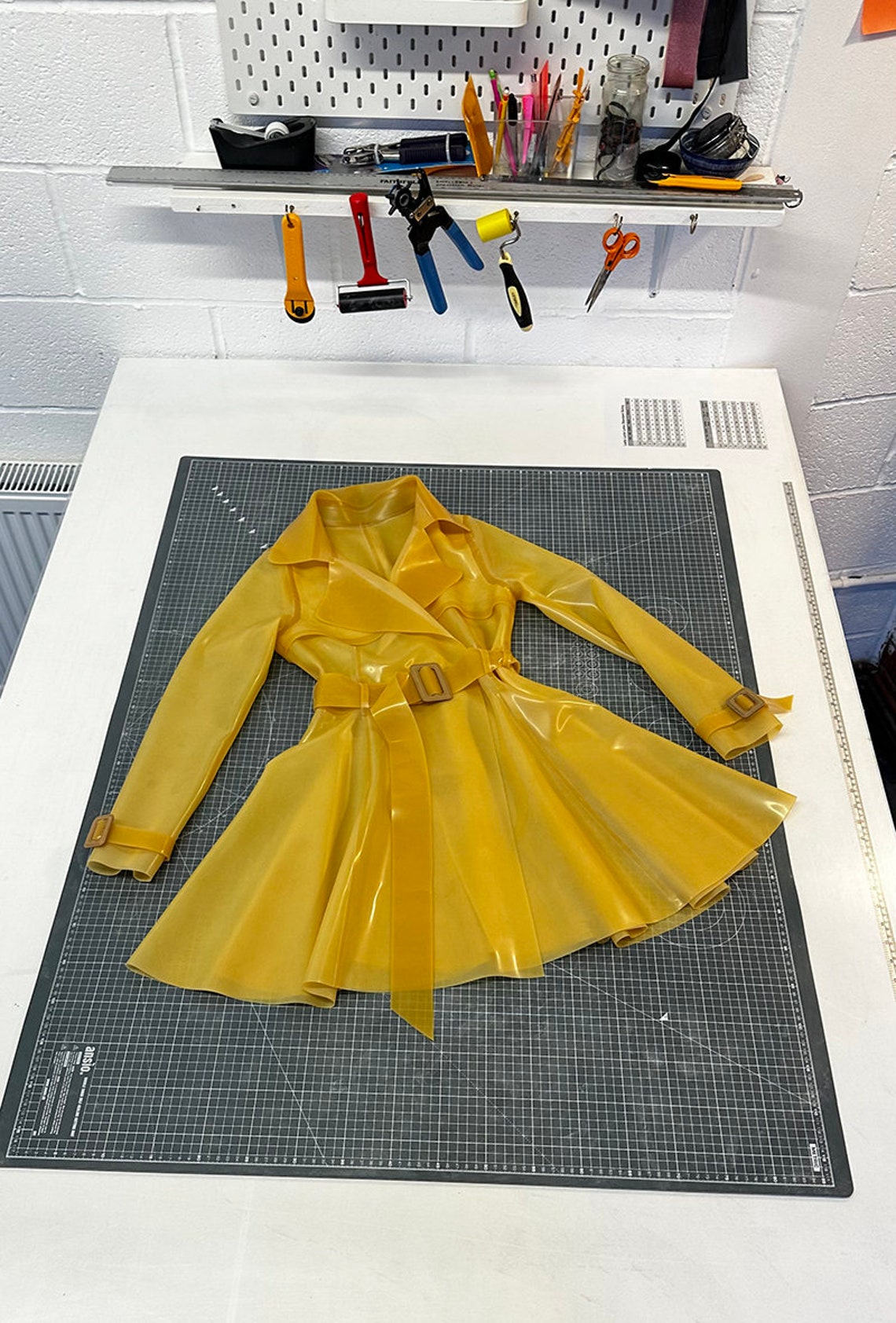 Latex Tailored Macintosh / Mac Coat - Etsy UK